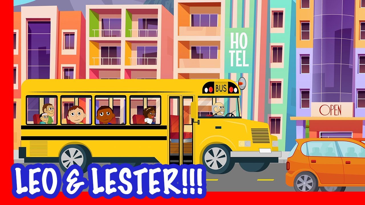Leo and Lester Cartoons, The Wheels On The Bus, Episode 3, Kid's ...