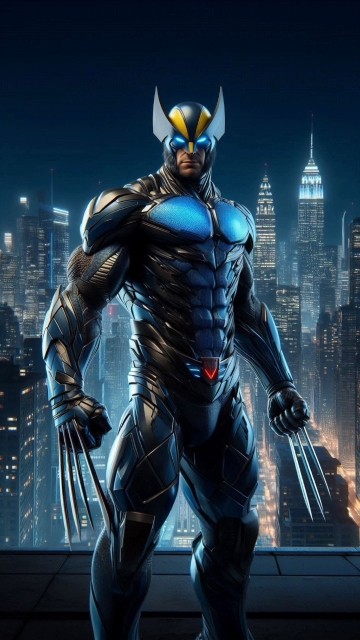 I fused Wolverine & Blue bittle together 😱♨️ #shorts #marvel #mcu # ...