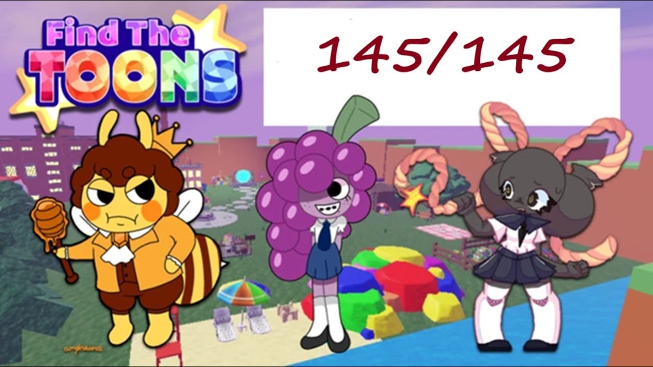Roblox Find The Toons (10 New Toons) - All 145 Toons - YouTube