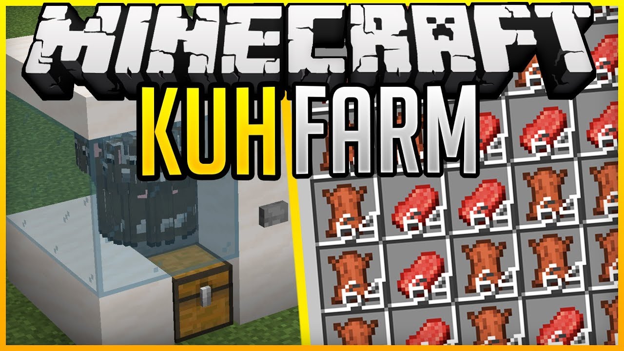 Kuhfarm (einfach) Minecraft 1.21 ErikOnHisPeriod - YouTube