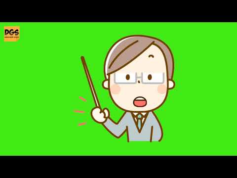 Animasi Pak Guru Mengajar || Green Screen - YouTube