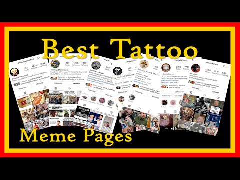 Tattoo artists meme pages (funny)