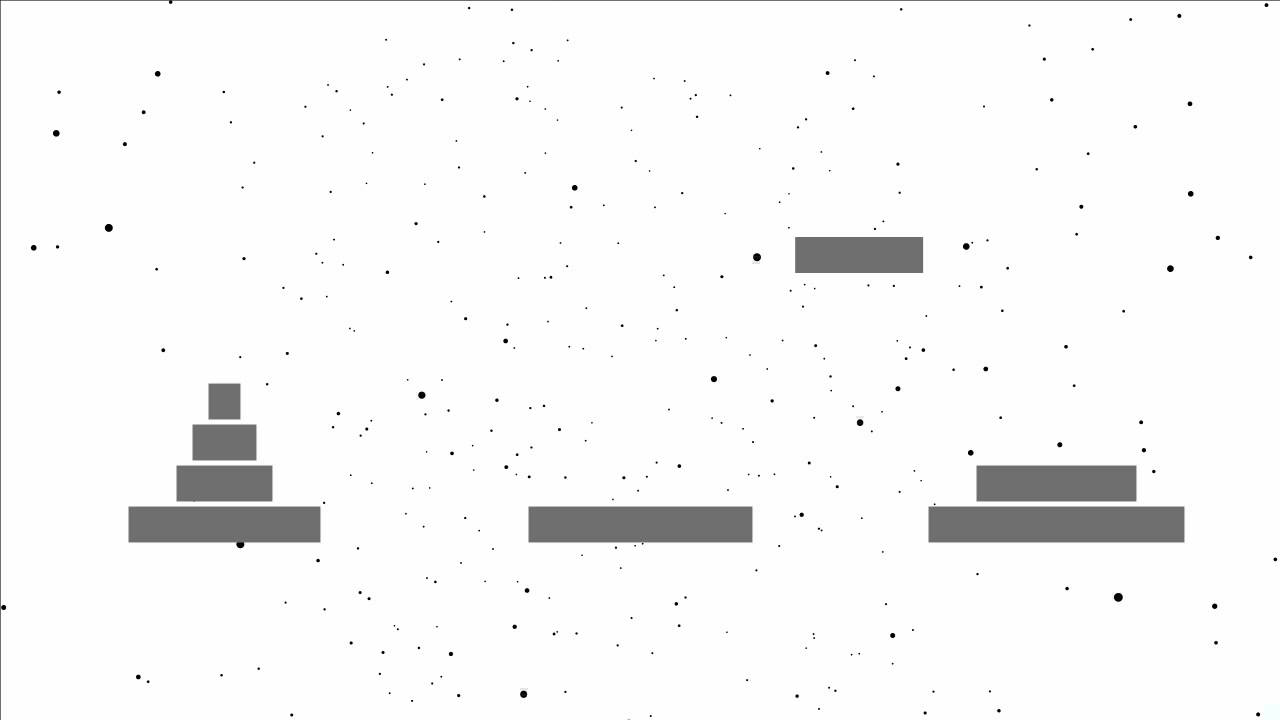 8 Disks - Tower of Hanoi - solution - YouTube