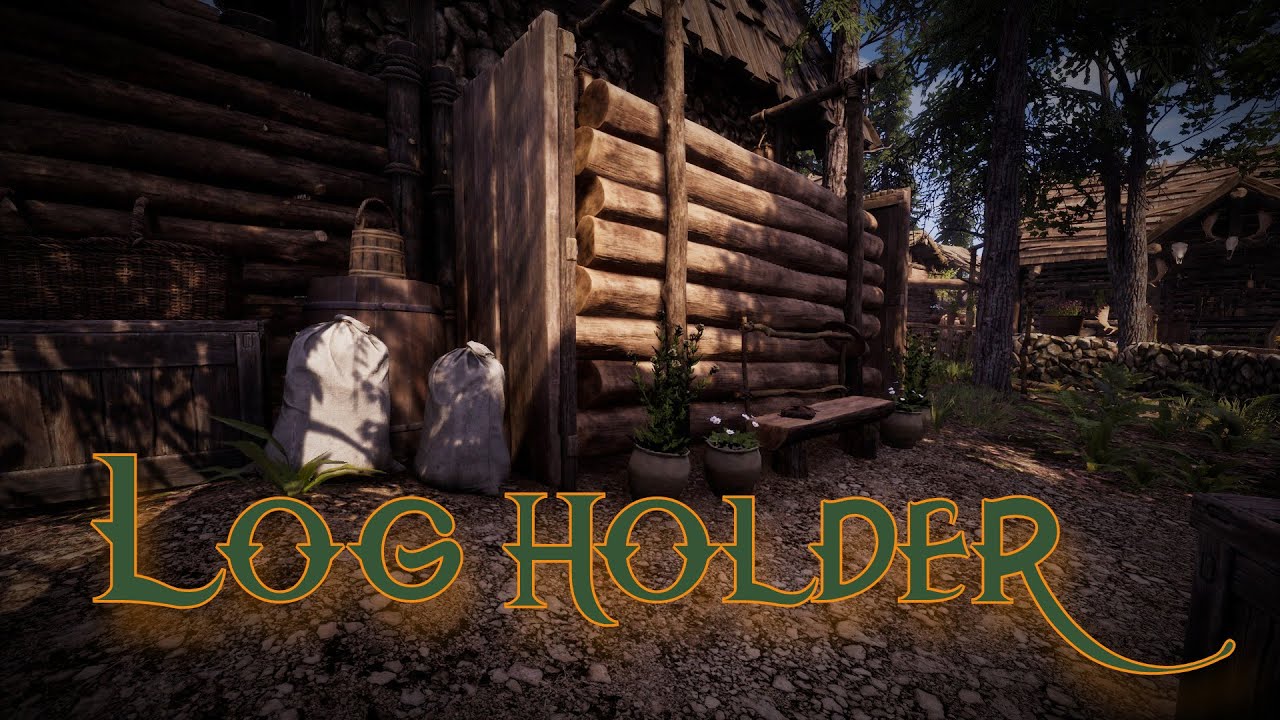 Log Holder 🌳 Medieval Dynasty ~ Quick tip #5 - YouTube