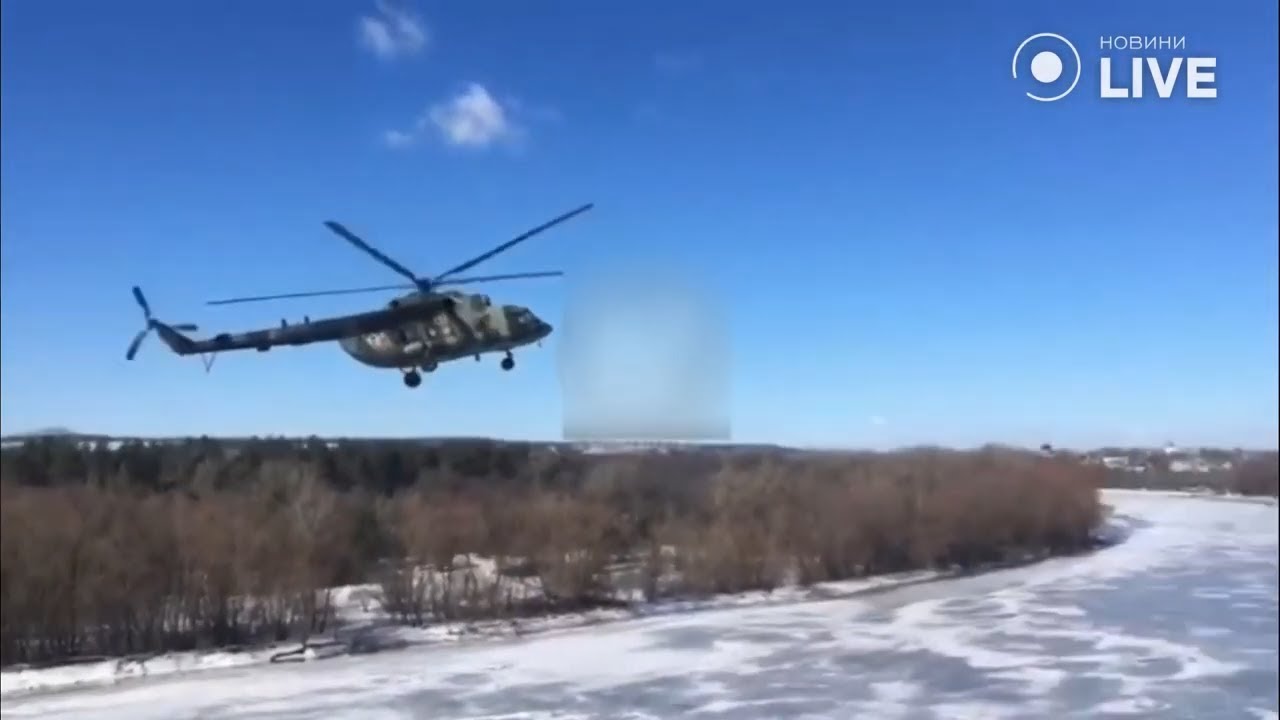 💥На росії вертоліт Мі-8 здійснив аварійну посадку у Воронезькій області ...
