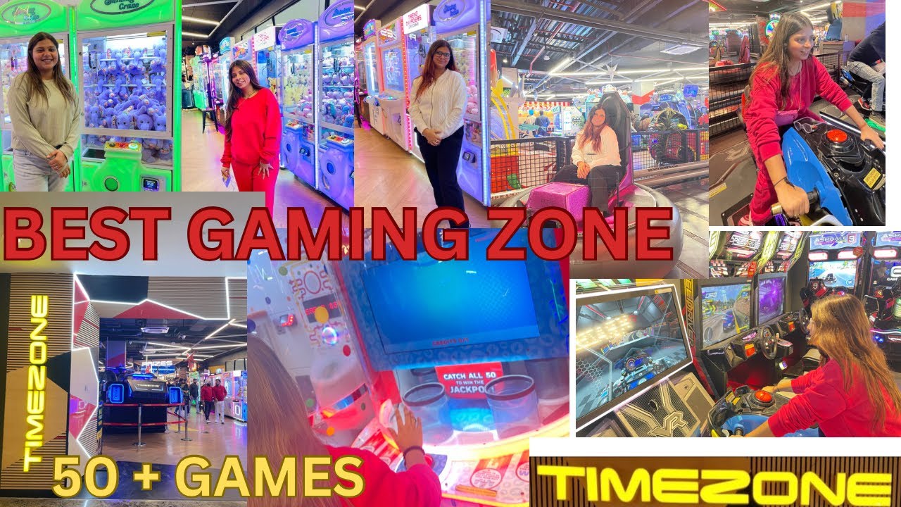 TIMEZONE ! TIMEZONE Ambience Mall Gurgaon ||FUN CITY 🎱🎲|| BEST GAMING ...
