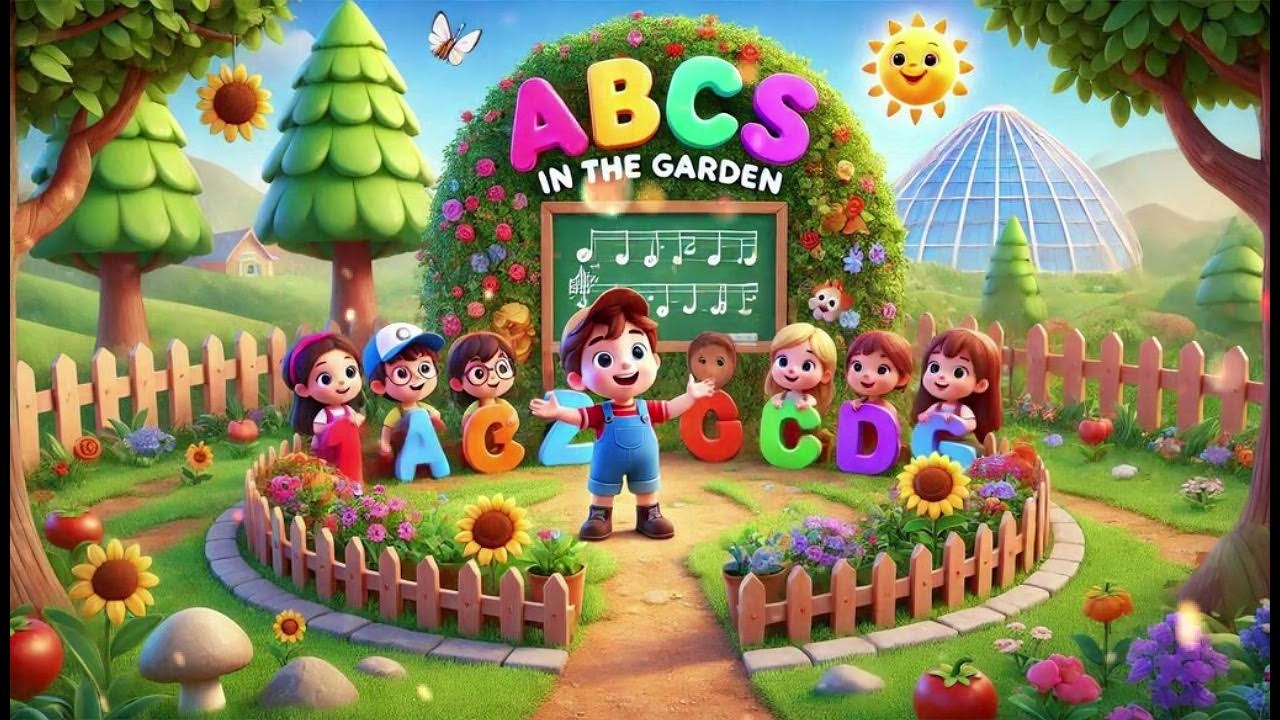 The ABCs in the Garden | A Colorful Alphabet Adventure - YouTube