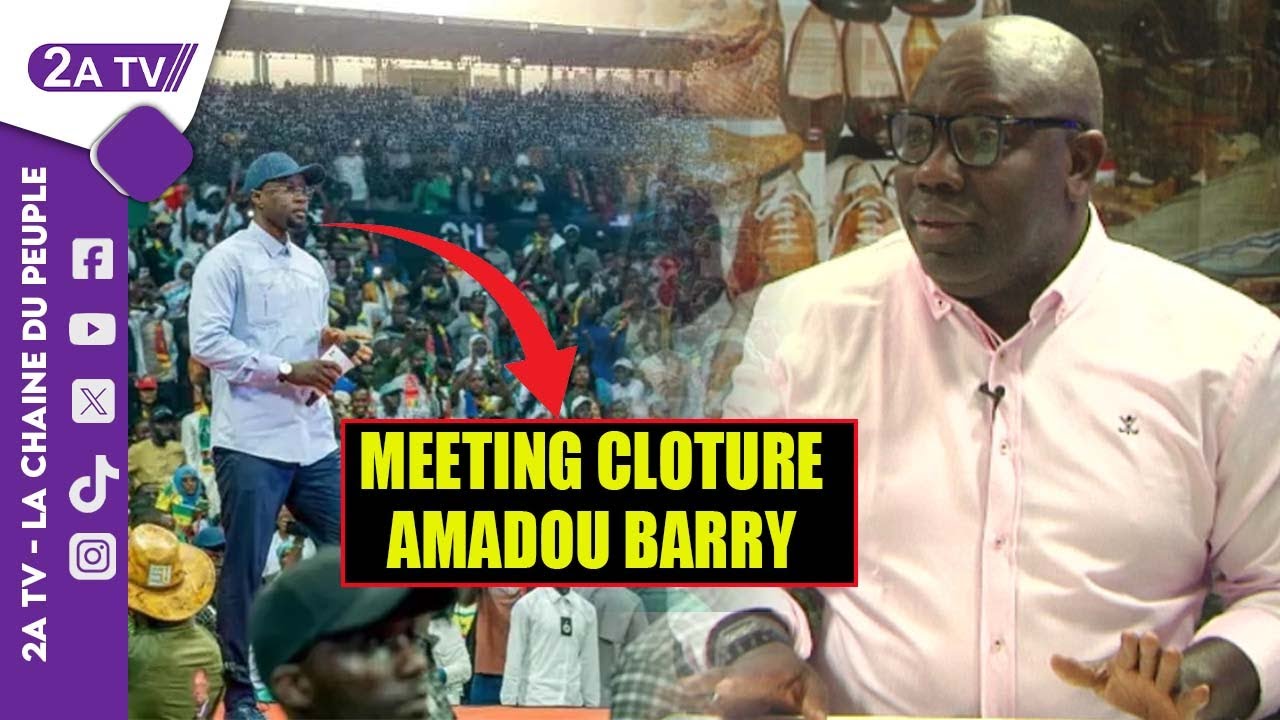 GIGA MEETING DE CLOTURE PASTEF au Stage Amadou Barry: Ahmed AIDARA ...