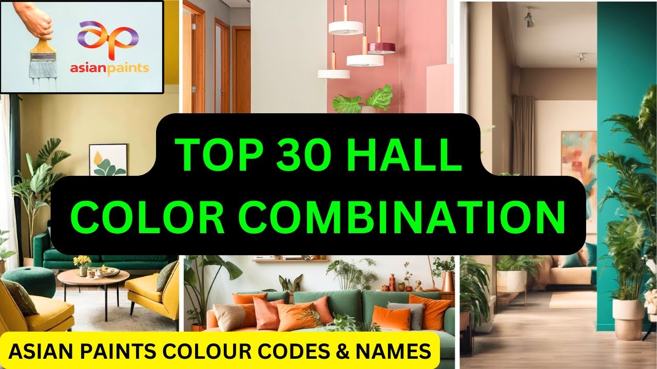 Discover BEST Color Combinations For Your Hall With Asian Paints | Hall ...
