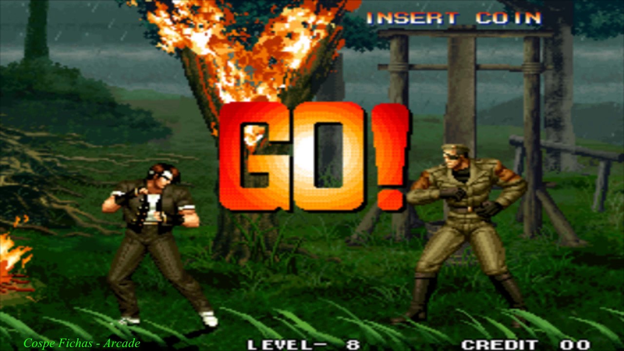 The King of Fighters 95 - Terry/Robert/Kyo (Arcade) Level 8 - YouTube