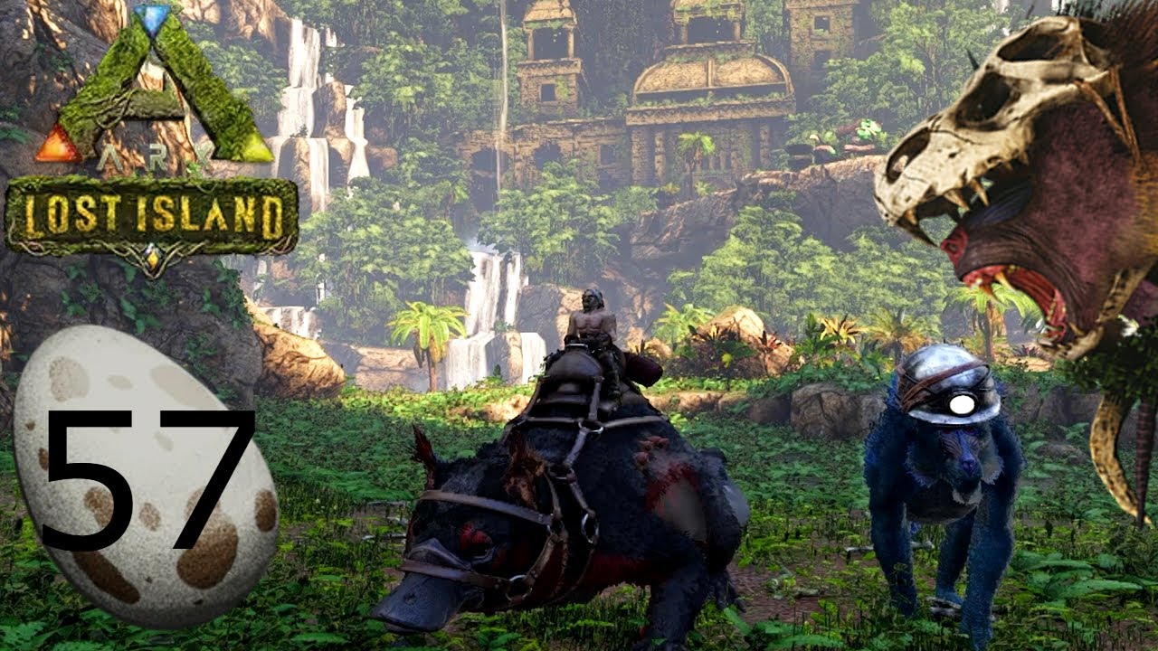 ARK Survival Evolved Lost Island #57 Dinopithecus King - YouTube