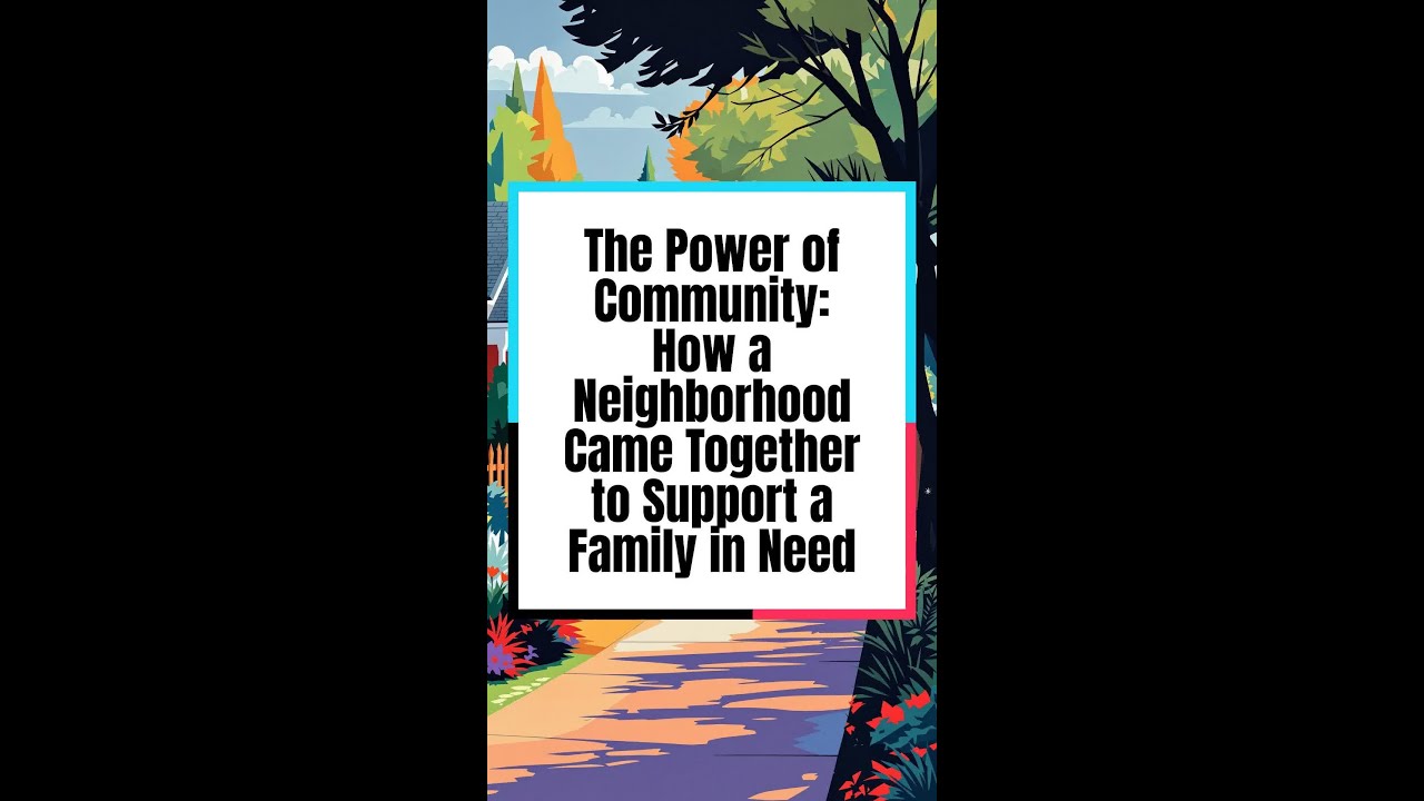 The Power of Community: How a Neighborhood Came Together to Support a ...
