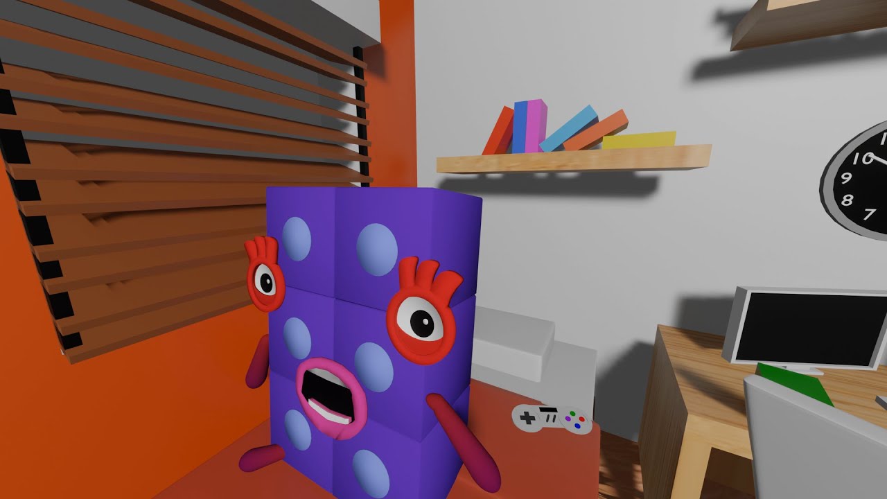 [ANIMATIONS STORY] Oh no, Numberblocks 6 is Late for School! Where's ...
