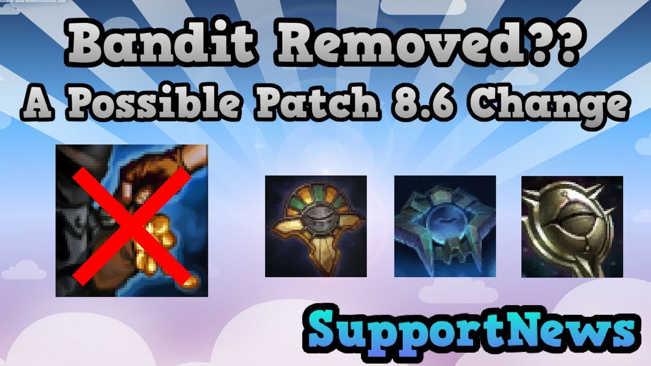 The Removal Of Bandit?? Patch 8.6 Support Discussion - YouTube