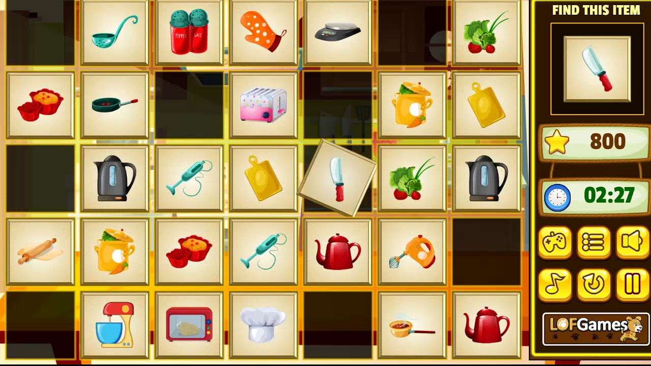 Kitchen Item Search - YouTube