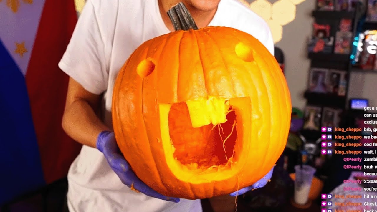 I carved a dumb ahh pumpkin - YouTube