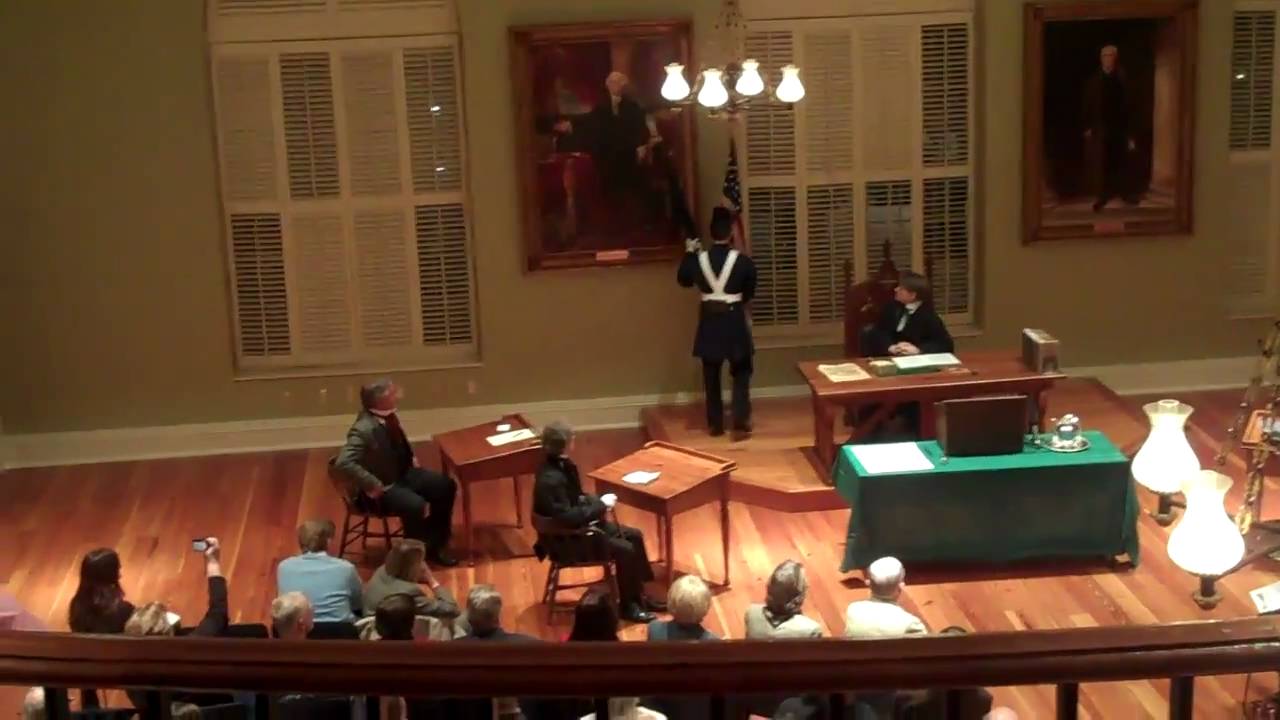 Reenactment of the Secession Convention-GA Secedes - YouTube