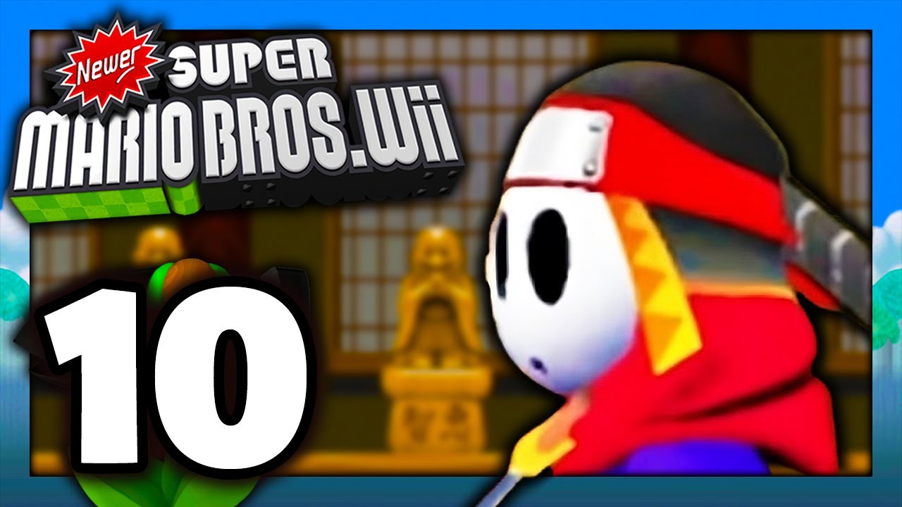 Fight gegen Samurai Shy Guy! | NEWER SUPER MARIO BROS. Wii #10 - YouTube