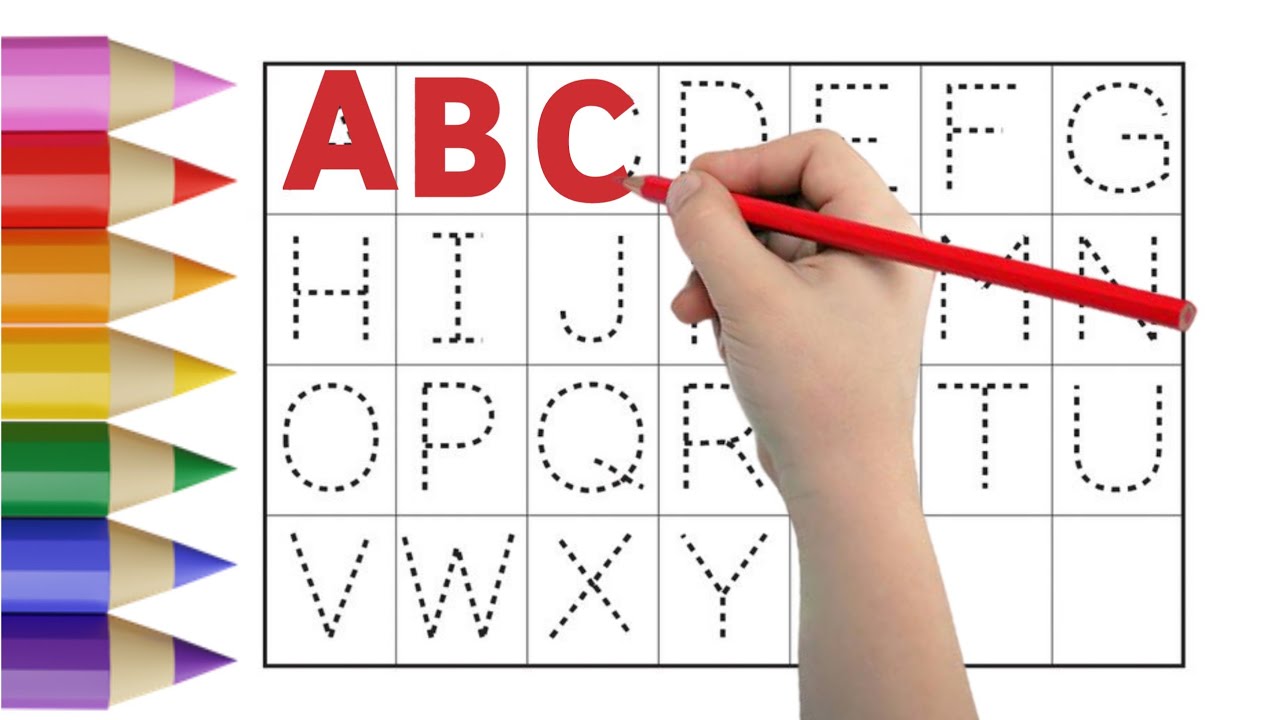 abcd in English | A to Z English Alphabets abcd a for apple b for ball ...