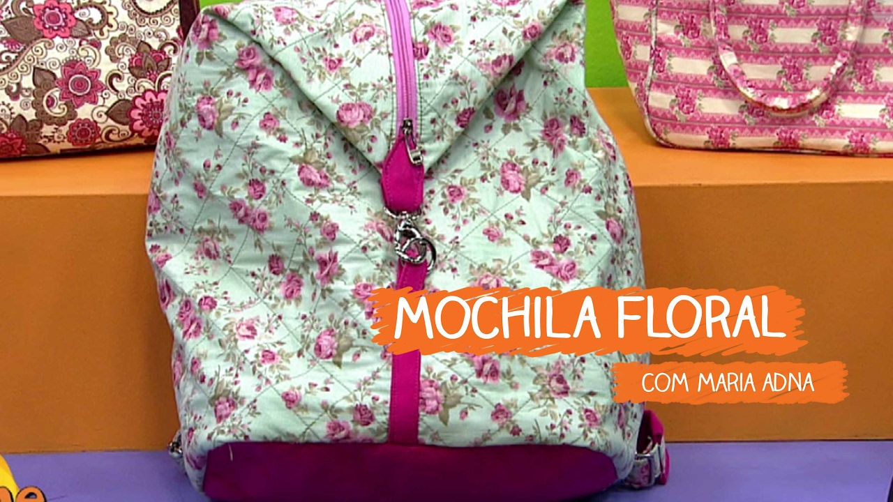 Bolsa Floral - Maria Adna | Vitrine do Artesanato na TV - Gazeta - YouTube