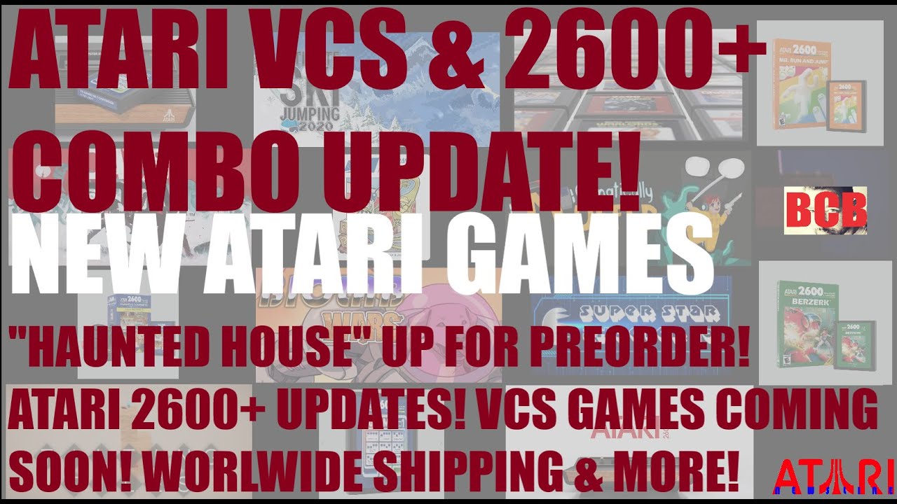 Atari VCS & 2600+ Combo Update! NEW Atari Games! Dispelling 2600+ Myths ...