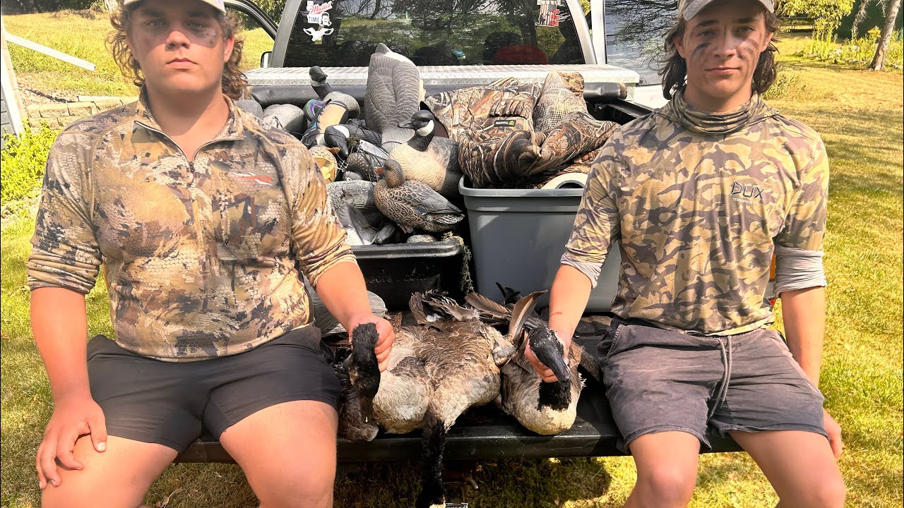 Early teal/goose wisconsin opener!!! - YouTube