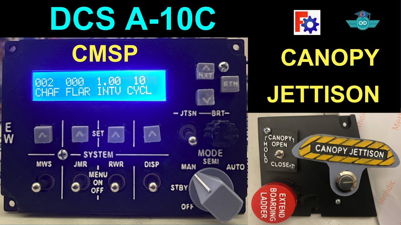 Episode 14 DCS A-10C Canopy Jettison and CMSP - YouTube