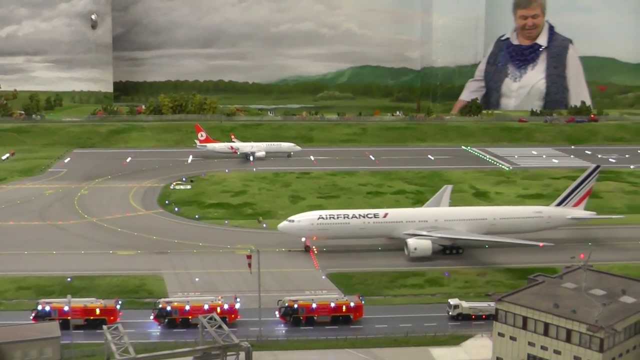 Highlights HO scale airport, MiWuLa, Hamburg, Germany, 14 jan 14, part ...