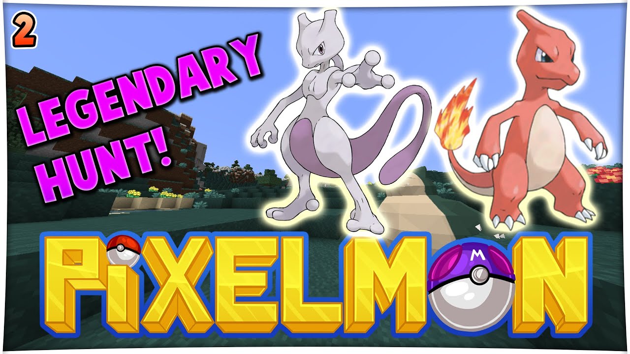 FINDING LEGENDARIES! | Minecraft PIXELMON #2 (Pokemon Mod) - YouTube