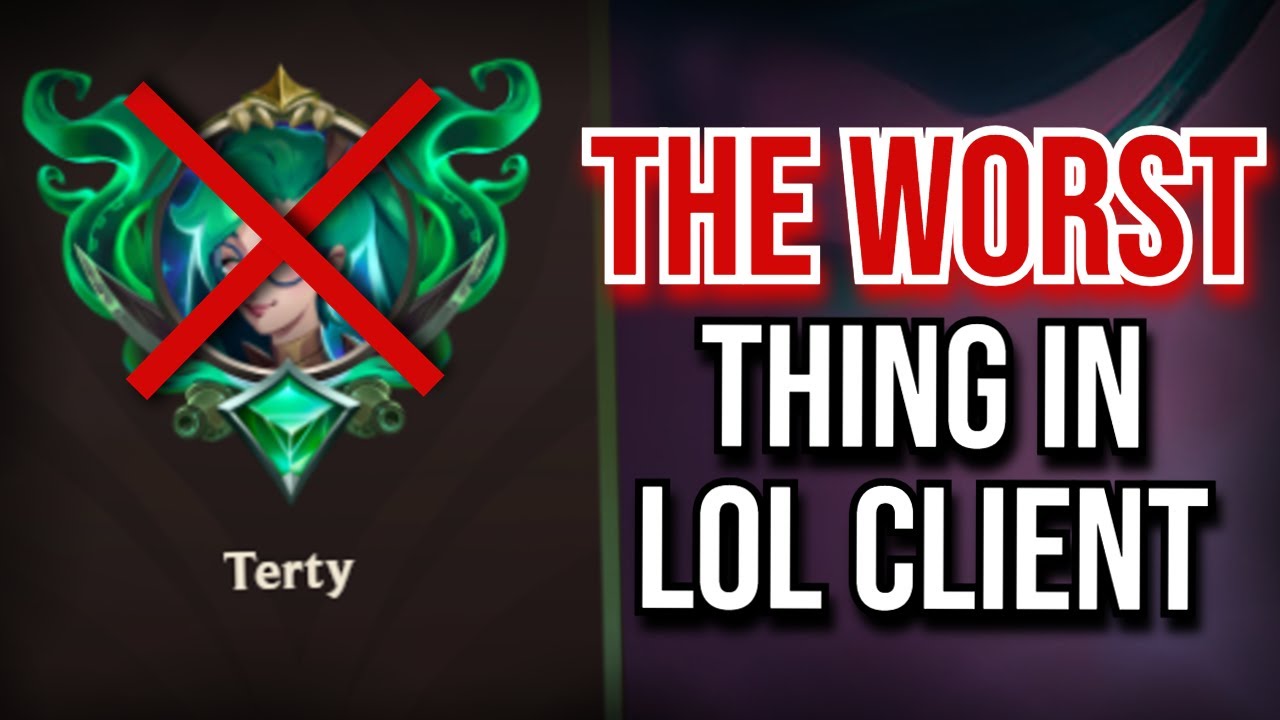 THE WORST THING IN LOL CLIENT | And Why Dev Videos Are BAD - YouTube