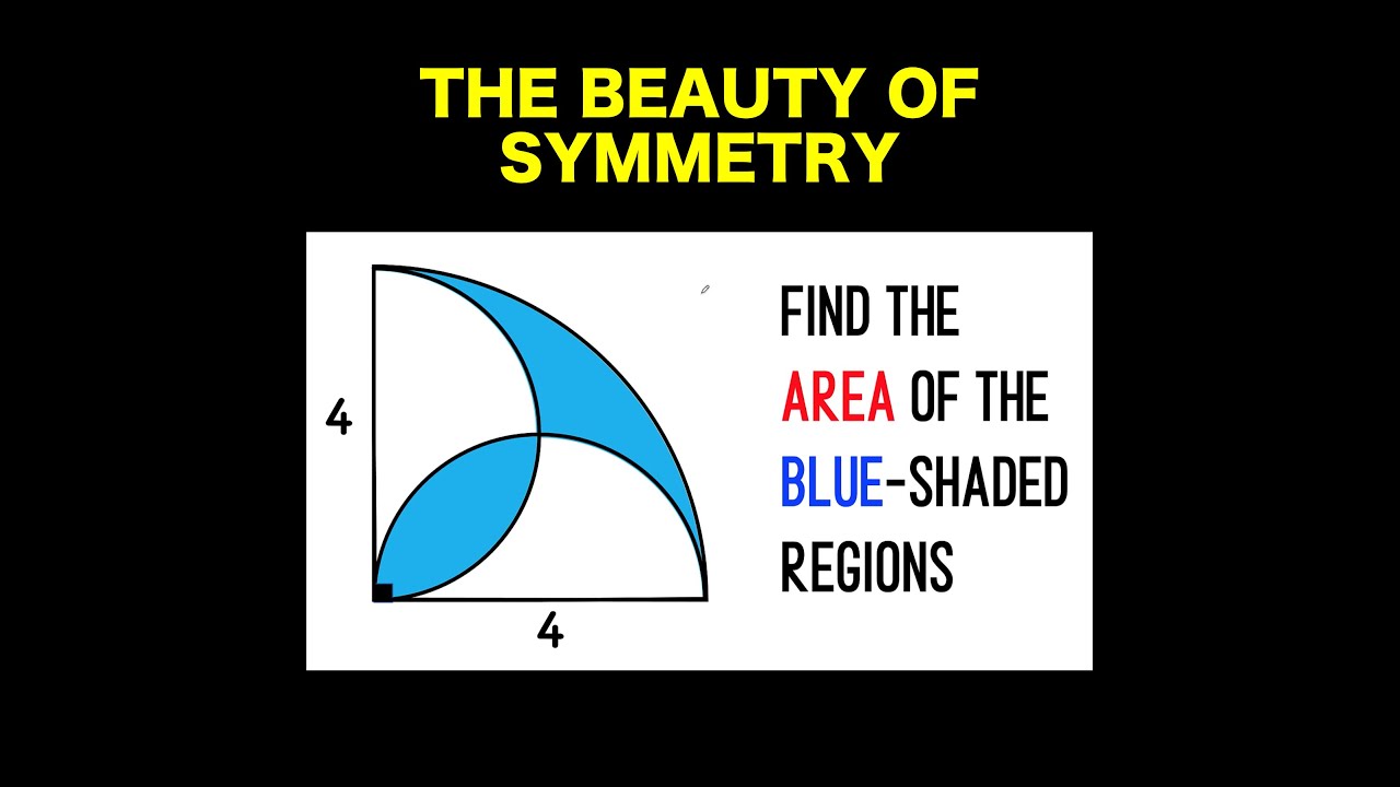How to Solve This Geometric Symmetry. The Beauty of Circles - YouTube