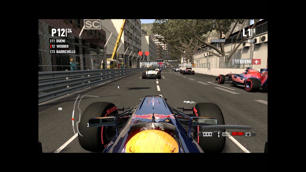 F1 2011 BIG F1 GAME CRASH - YouTube