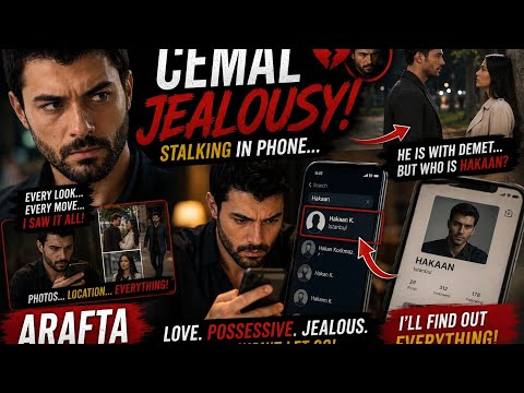 Cemal's Secret Phone Stalking Caught by Demet! 😱 ARAFTA Drama Unfolds! #cemal #demet