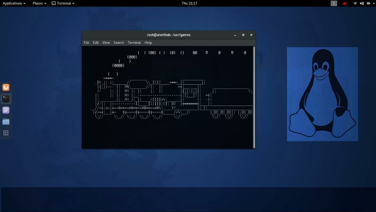 Funny Terminal Trick (Run Train In Terminal) |Kali Linux| - YouTube