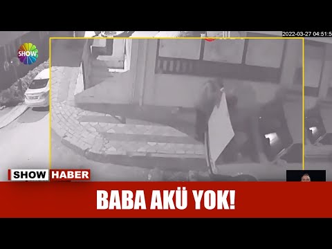 Sabaha karşı gelip akü çaldılar