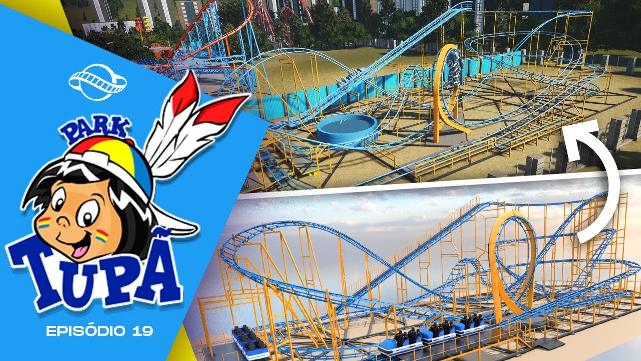 Montanha-Russa Pinfari ZL42! | SÉRIE REALISTIC PLANET COASTER - PARK ...
