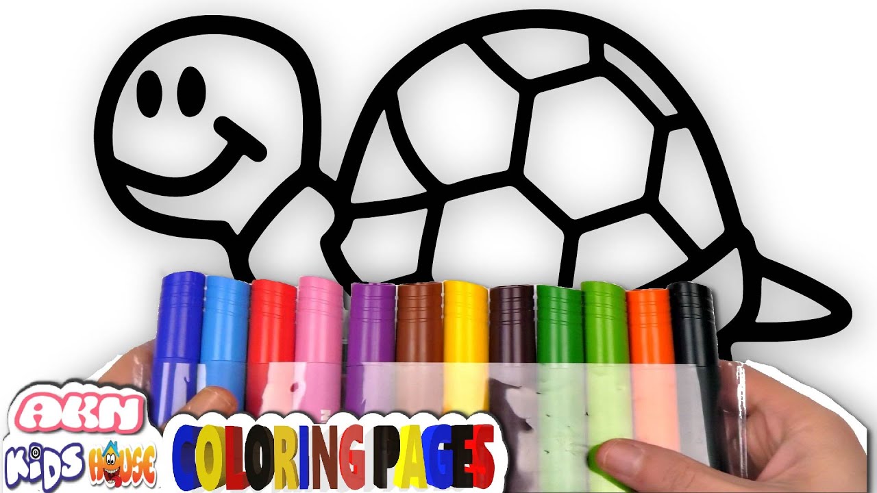 ( ANIMALS )🐢🎨 Dive into Creativity with Our Turtle Coloring Page! 🌈 ...