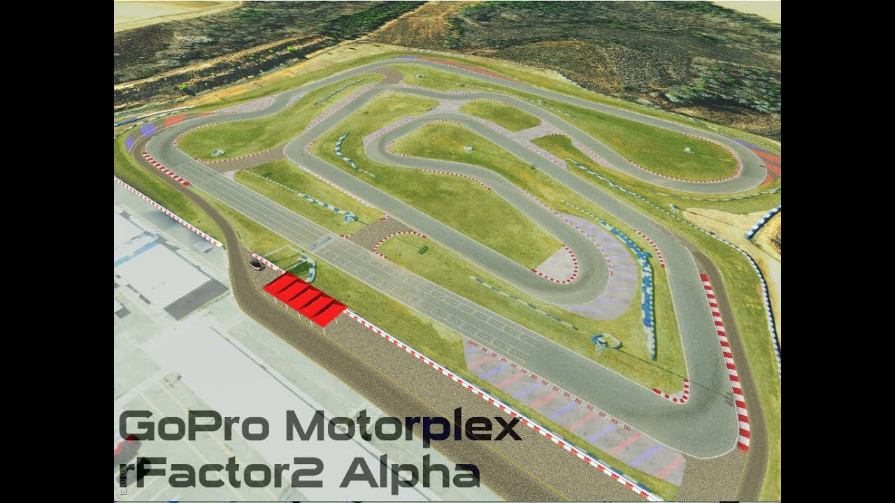 Gopro Motorplex alpha running in rFactor2 - YouTube