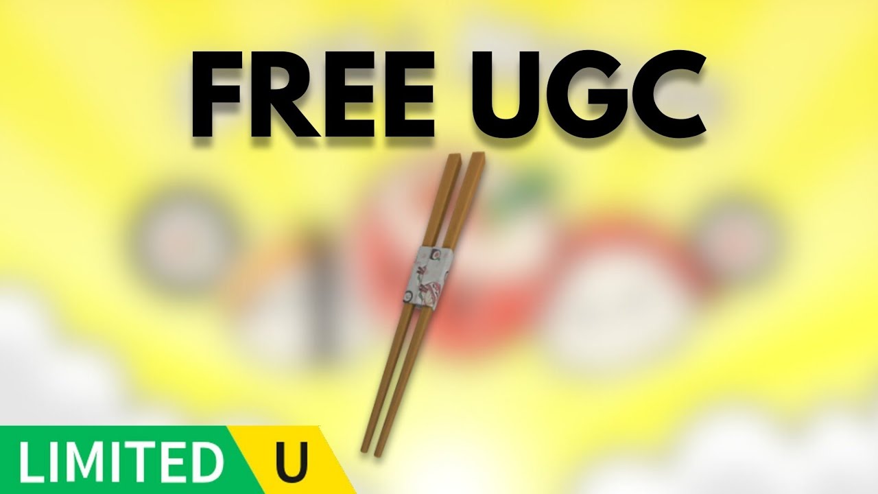 How to get Merge Master's Mega Chopsticks Free UGC in Roblox - YouTube