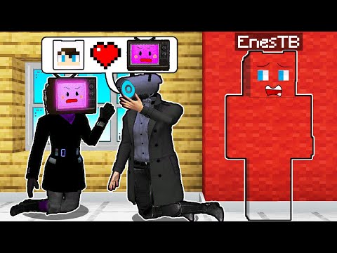 SKİBİDİ KIZLAR'ın PARTİSİNDE GÖRÜNMEZ OLDUM - 😱 Minecraft
