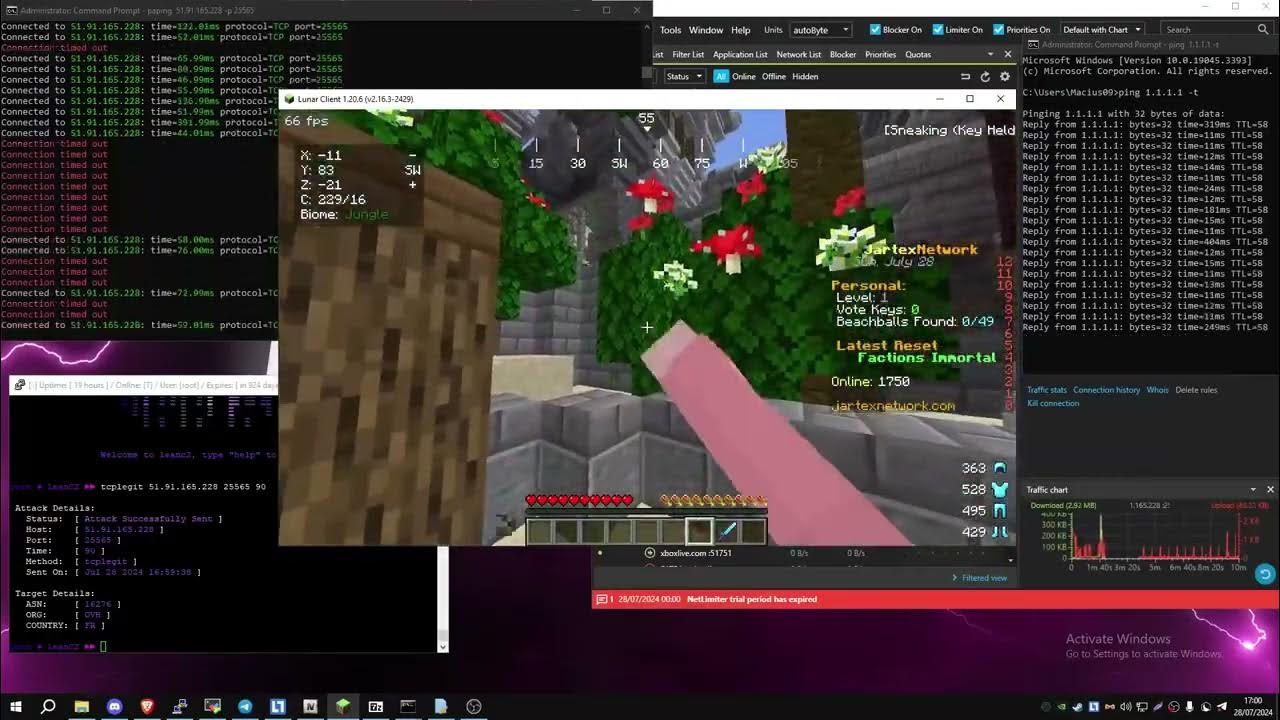 LEANC2 BEST C2 | BEST C2/BOTNET/C2 2023/2024 | BIG Minecraft Server ft ...