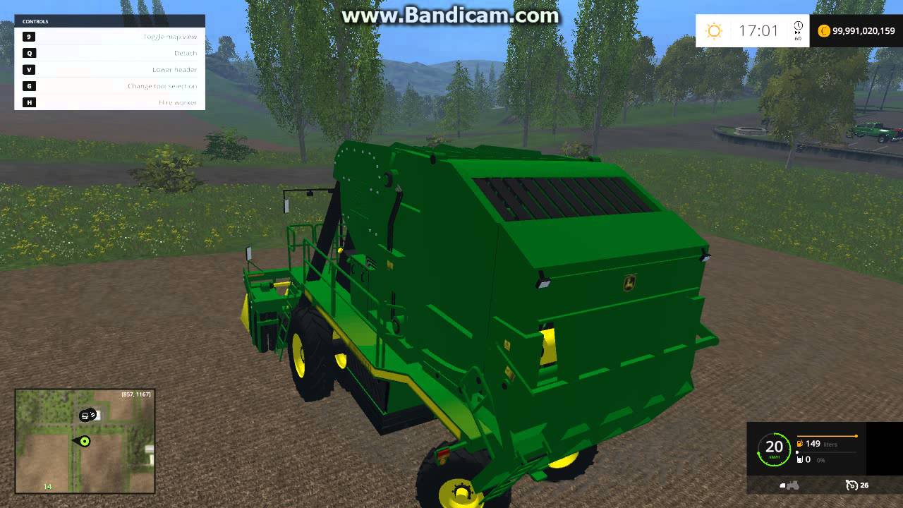 Farming Simulator 2015 JOHN DEERE 7760 COTTON PICKER! - YouTube