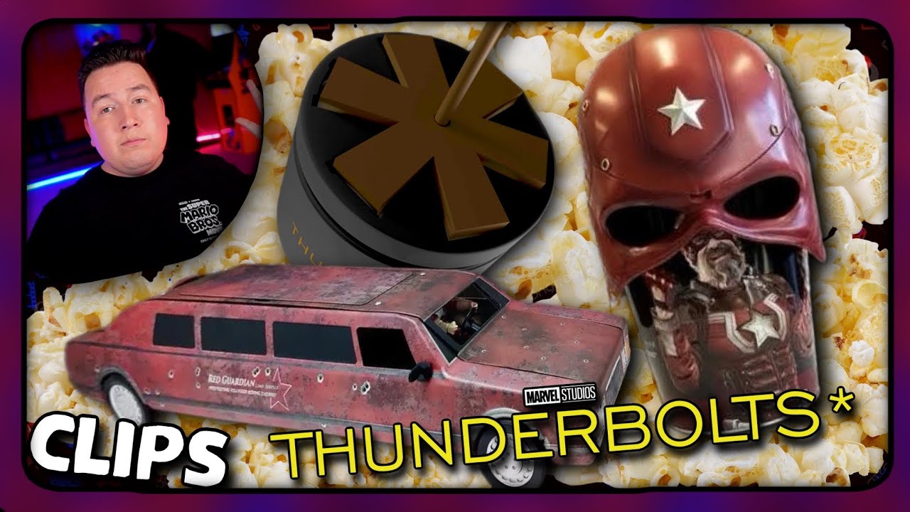 Marvel Reveals Popcorn Buckets For Thunderbolts - YouTube