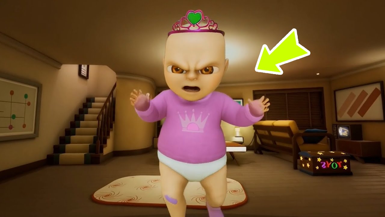 Bebo'nun Korkunc Dev Kız Kardeşi 😱 The Baby in Yellow Oyunu - YouTube