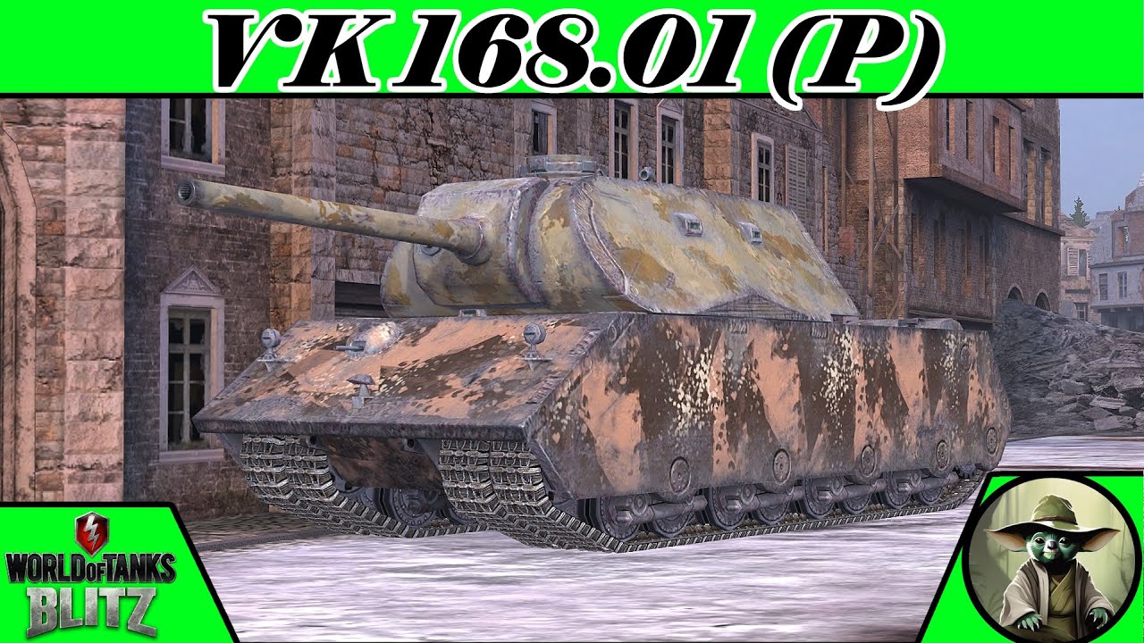 VK 168.01 (P) -_- World of Tanks Blitz - YouTube