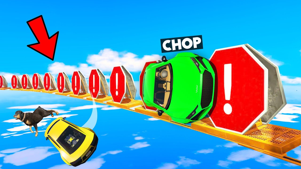 GTA 5 THE IMPOSSIBLE STOP SIGN WALLRIDE PARKOUR CHALLENGE - YouTube