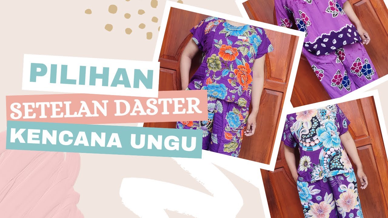 WA 0812 3111 4442 setelan daster kencana ungu, setelan daster batik ...