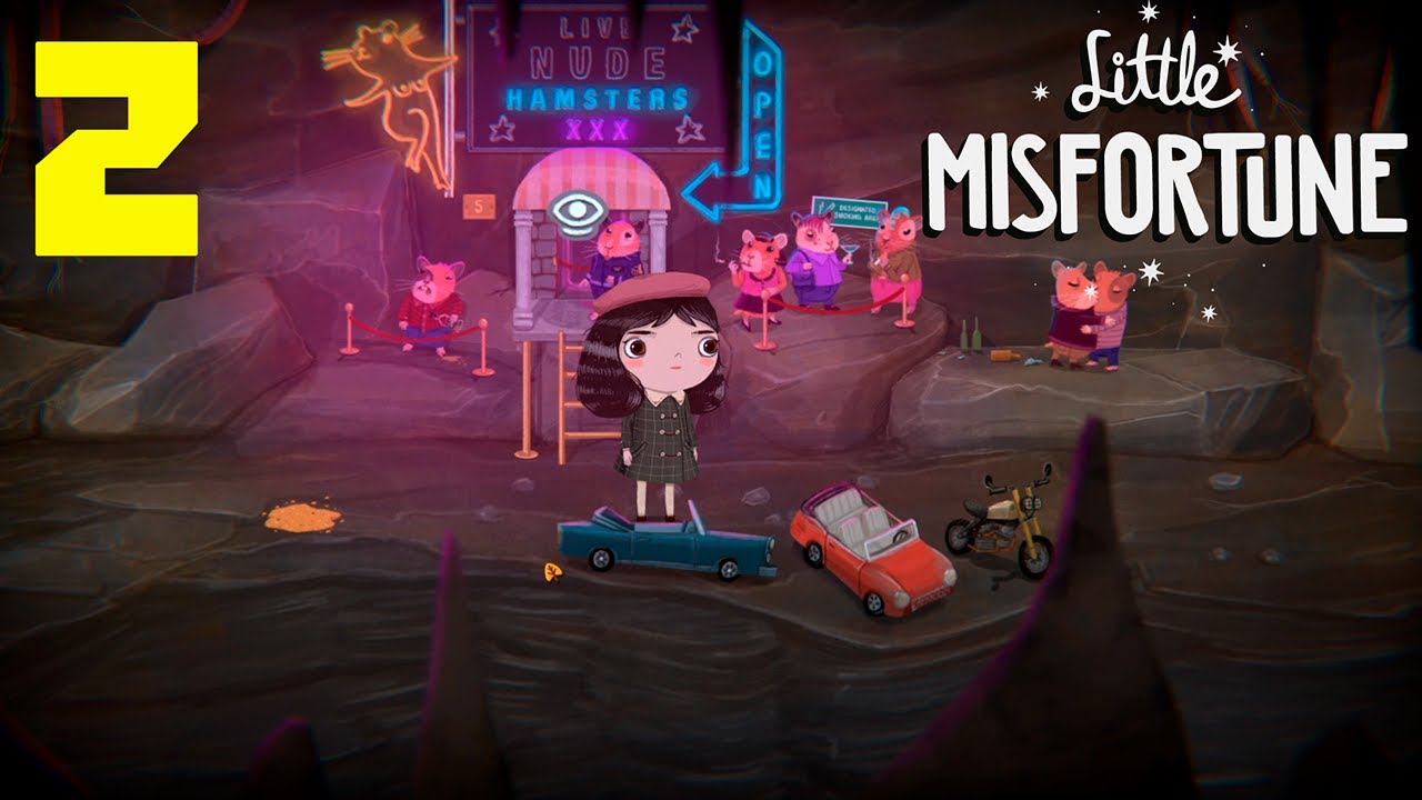 Little Misfortune #2 - Хомячья тусовка и танцы Камня. - YouTube