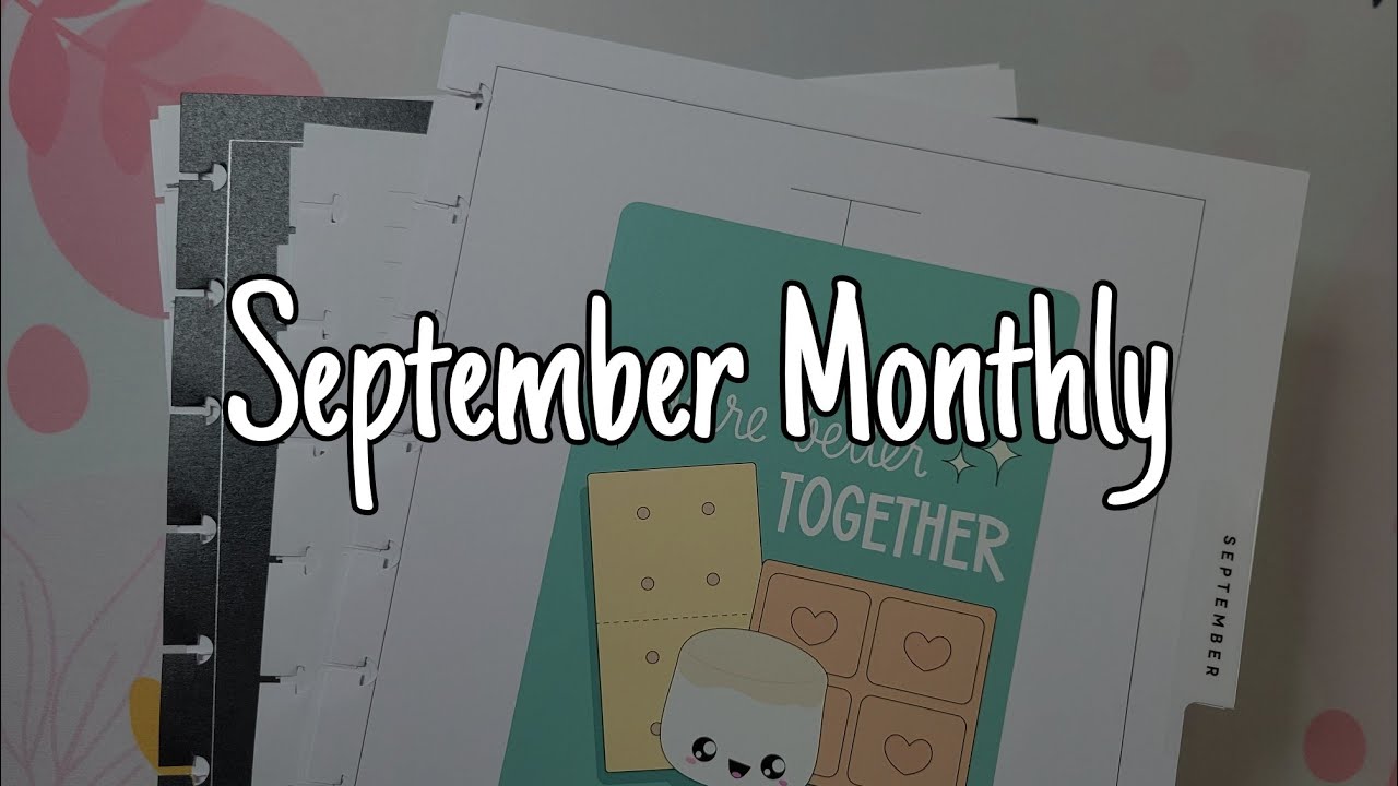 PWM September Monthly Seasonal Planner | Happy Planner Classic | Sweet ...