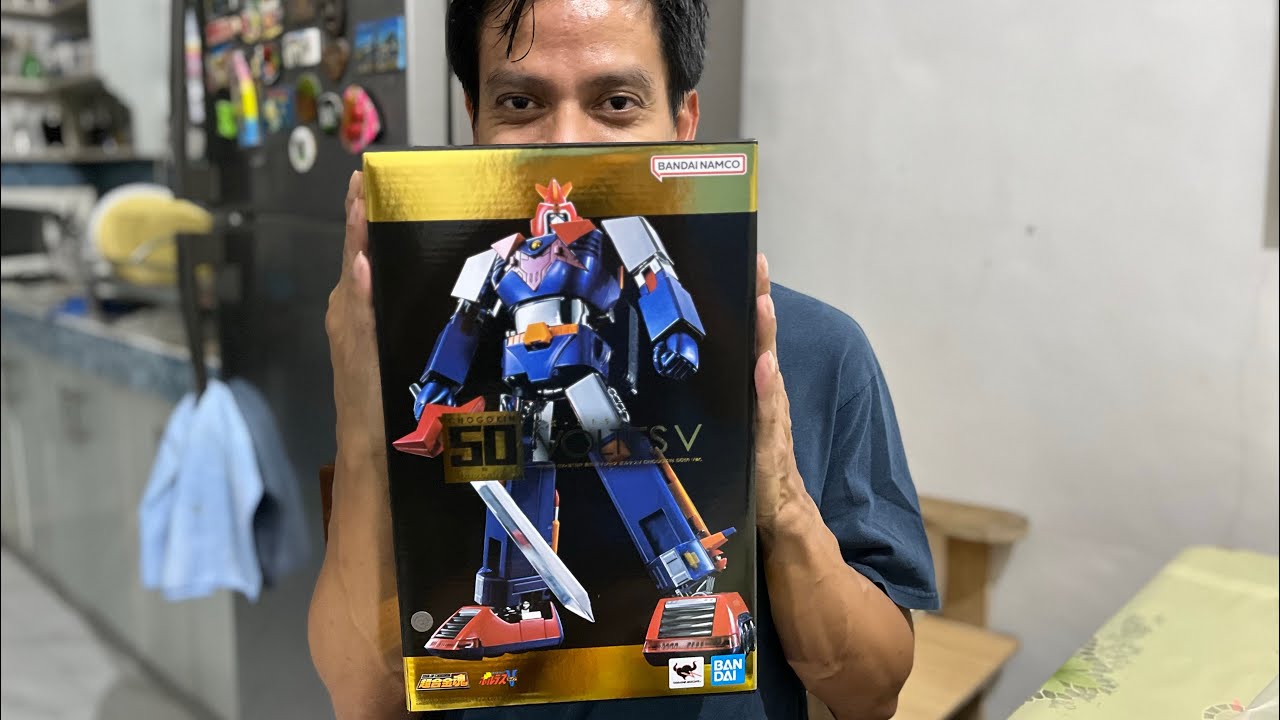 Voltes V Chogokin 50th Anniversary unboxing! - YouTube